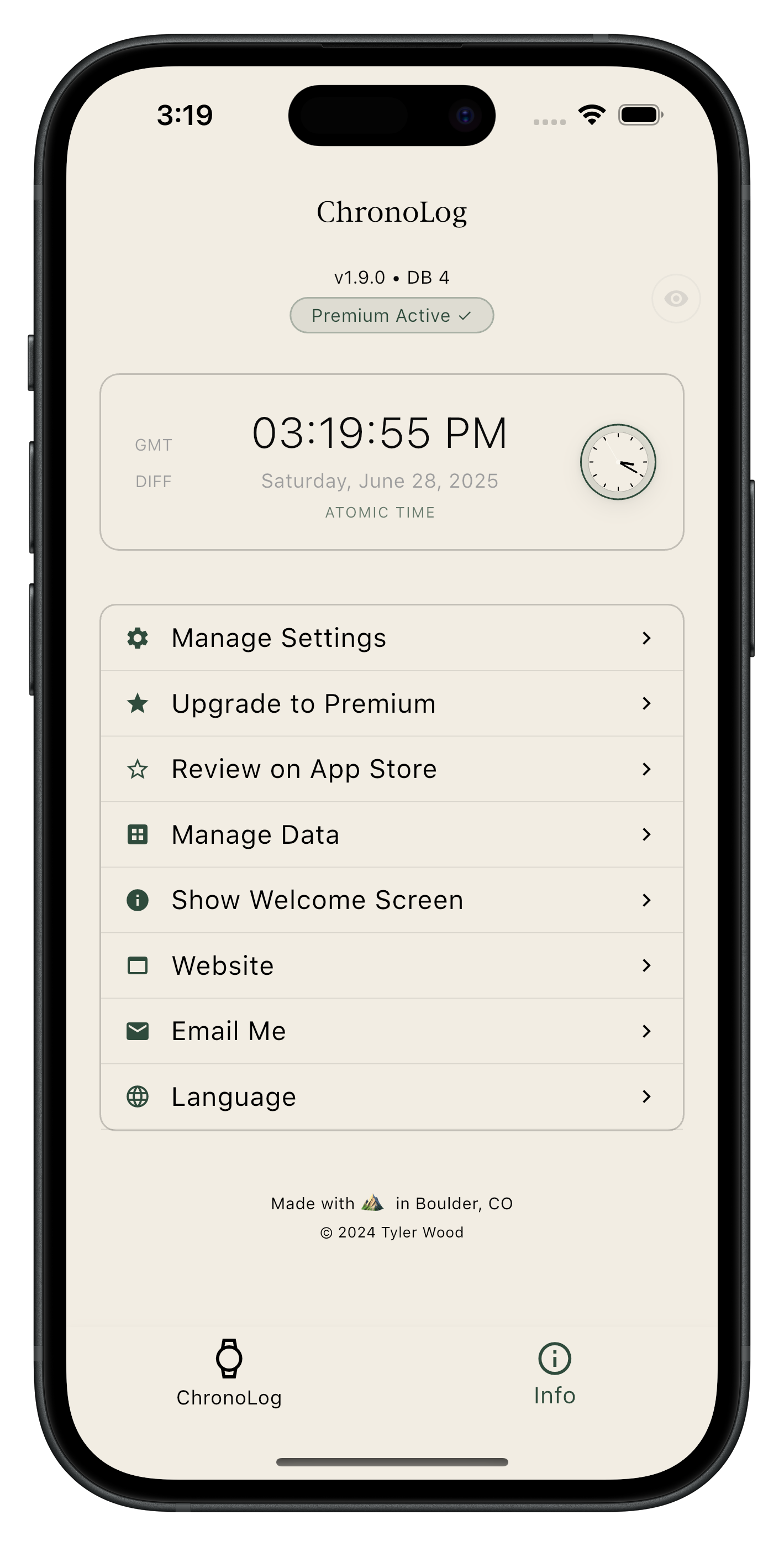 ChronoLog - Watch Performance & Accuracy Tracker